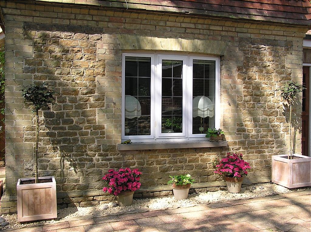 Square Leaded Aluminium Window