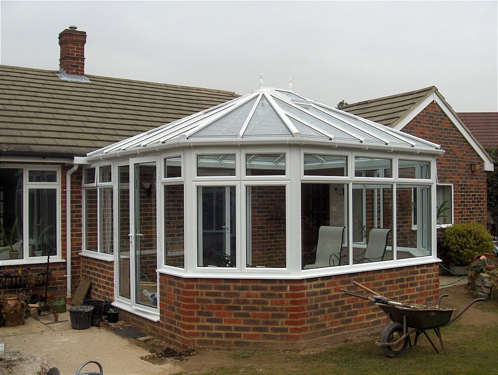 White Ali Corner Conservatory