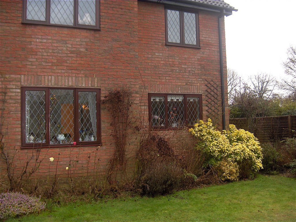 Brown Leaded Windows